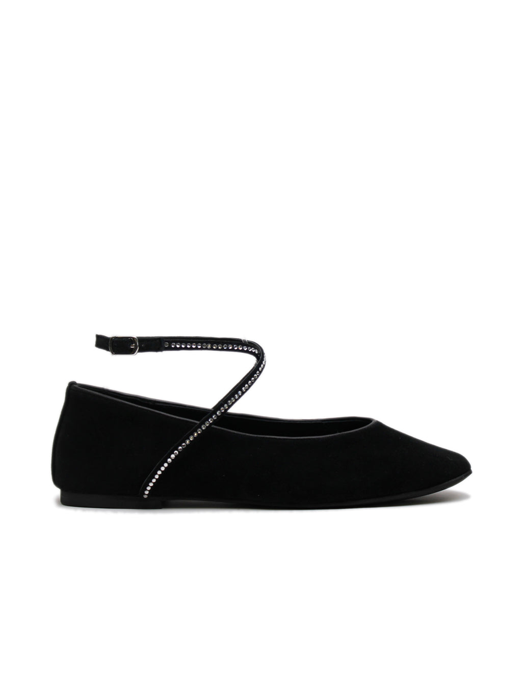 Maggie Flat - Black/Crystal – La Tribe